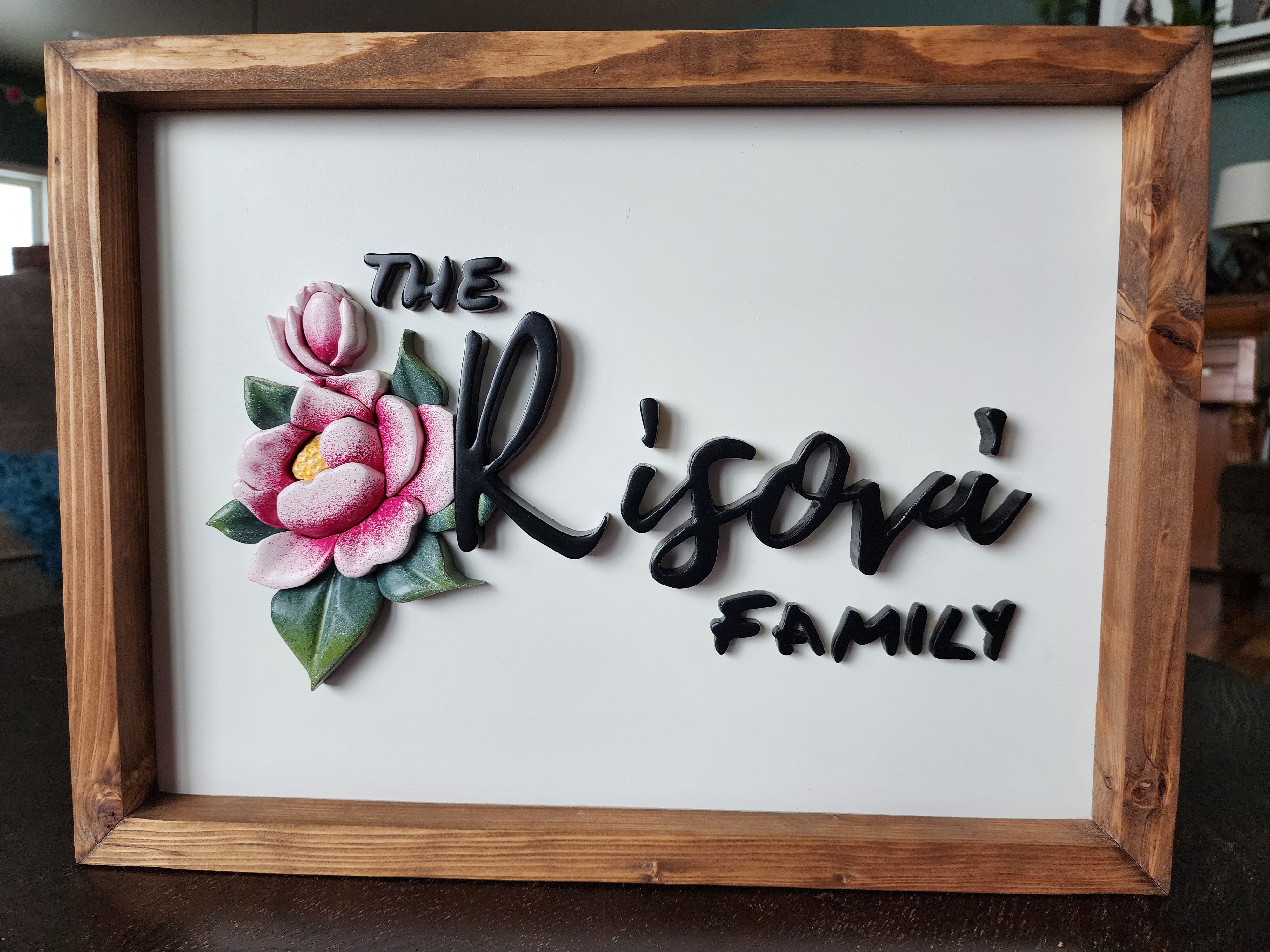 Risovi Family Sign – Hickory and Hope