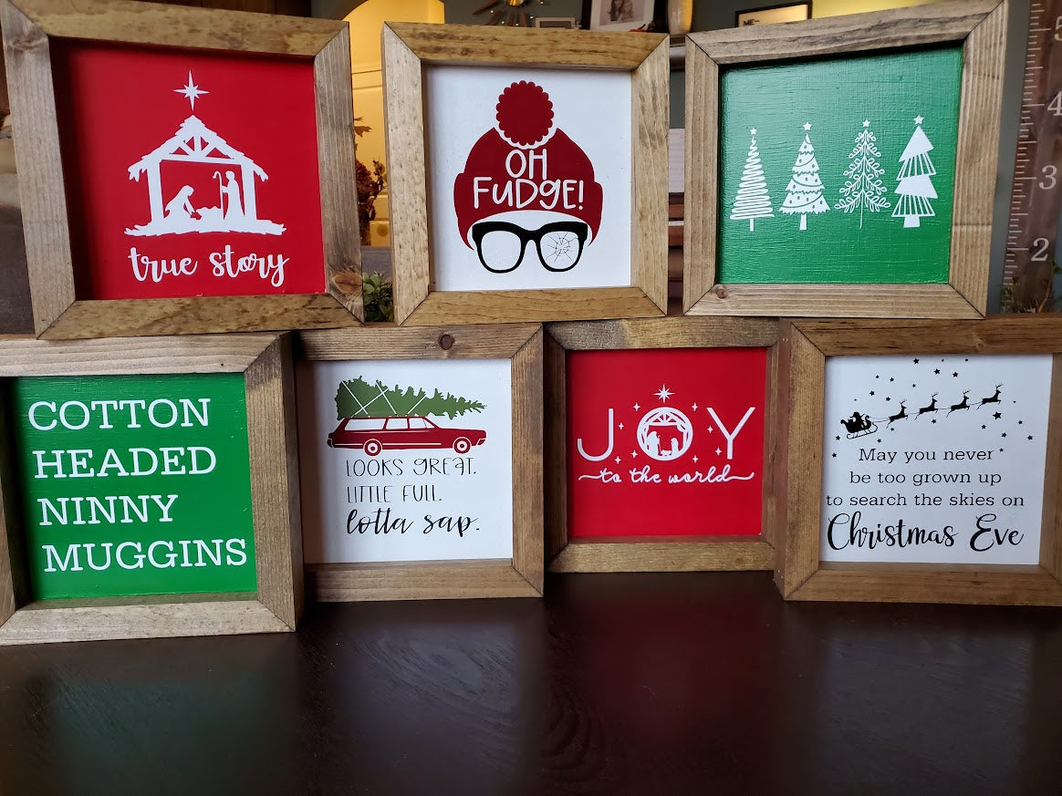 Christmas Signs – Hickory and Hope